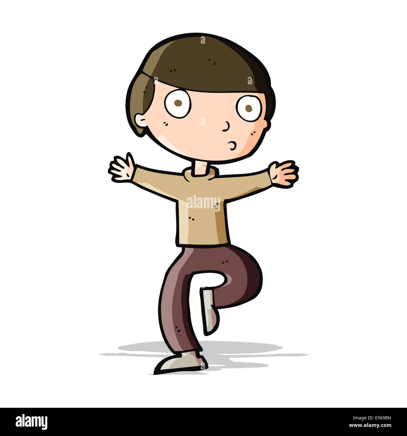 cartoon startled man Stock Vector Image & Art - Alamy