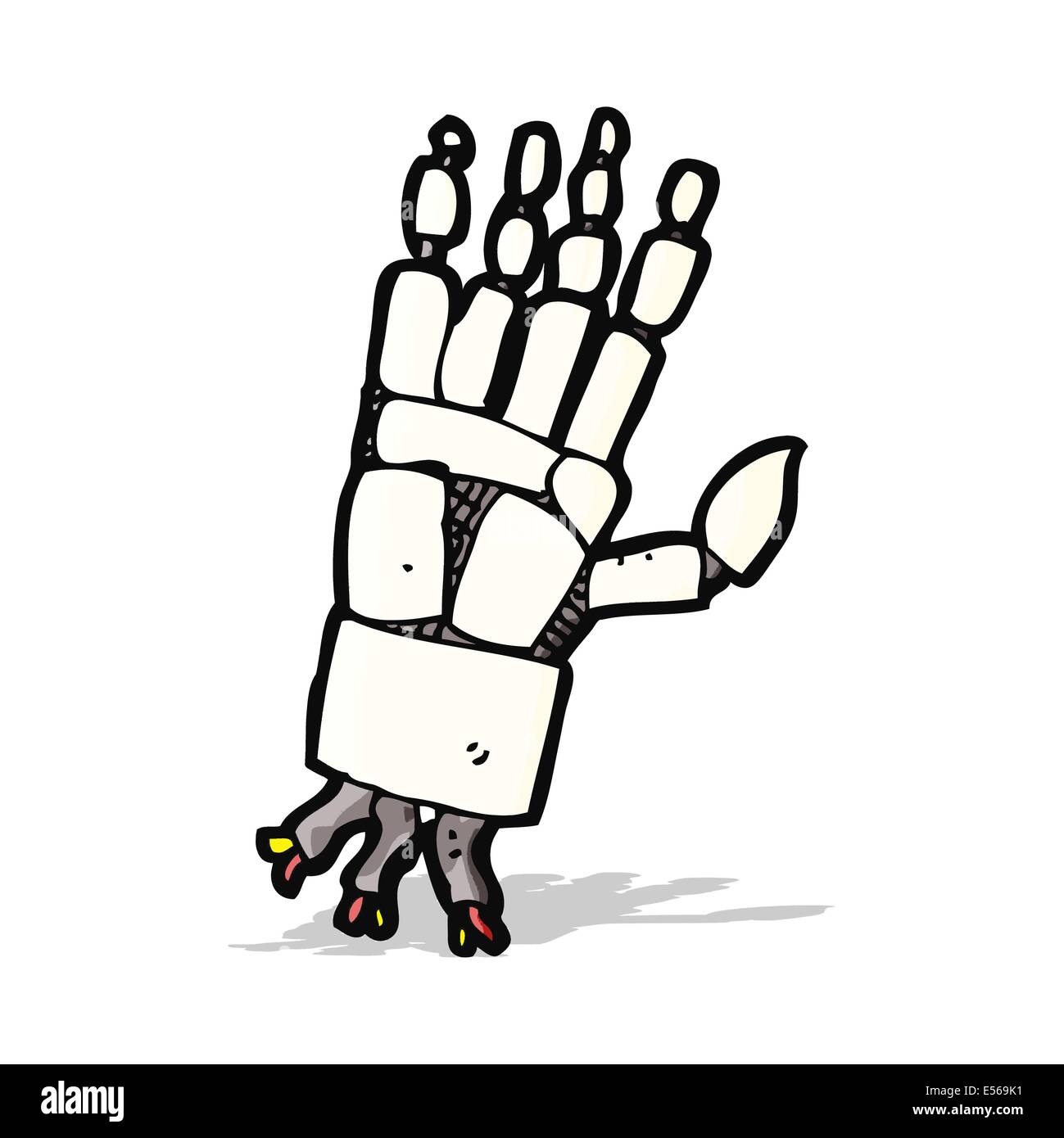 cartoon robot hand Stock Vector Image & Art - Alamy