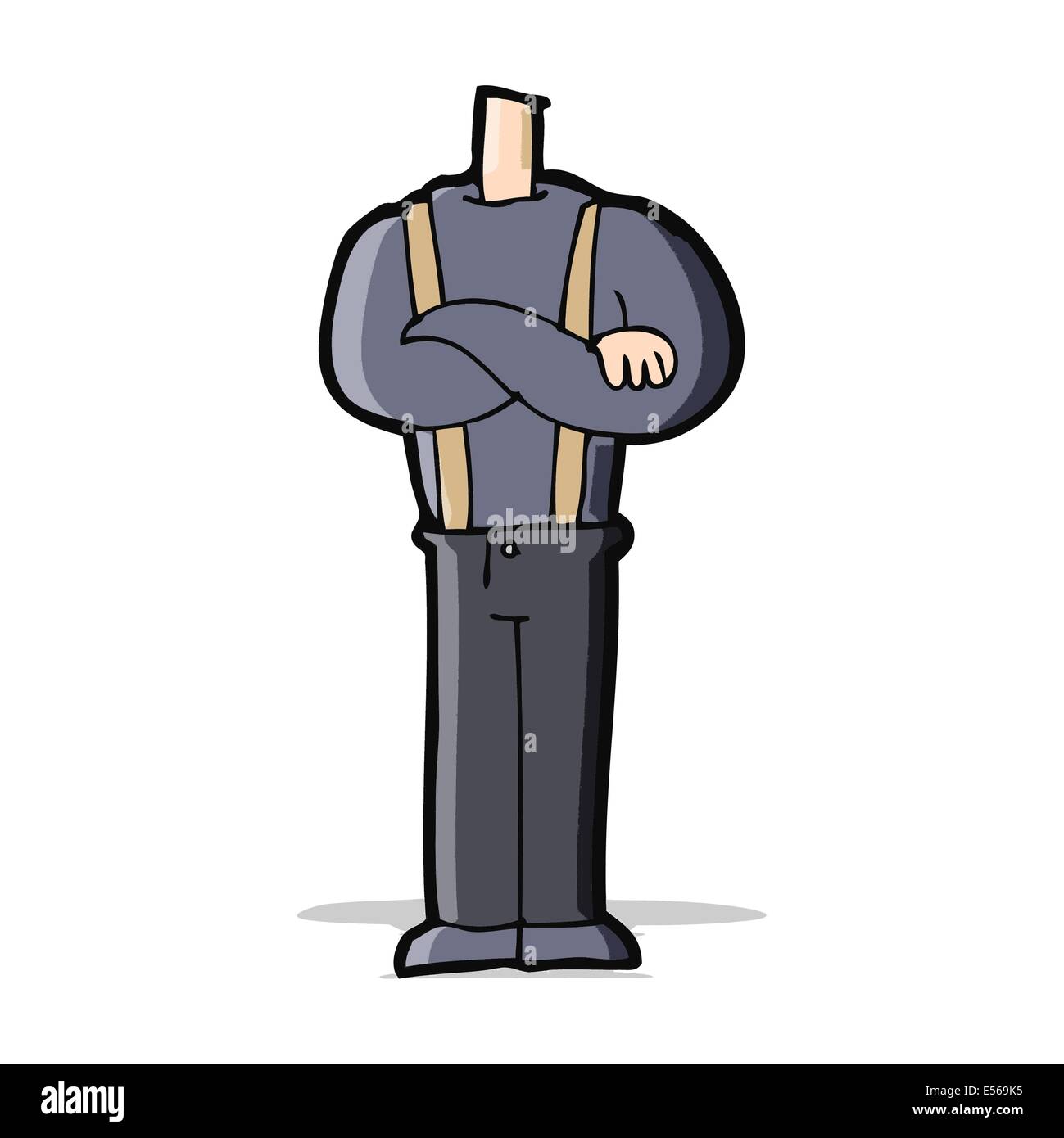 cartoon body with folded arms (mix and match cartoons or add own photos ...