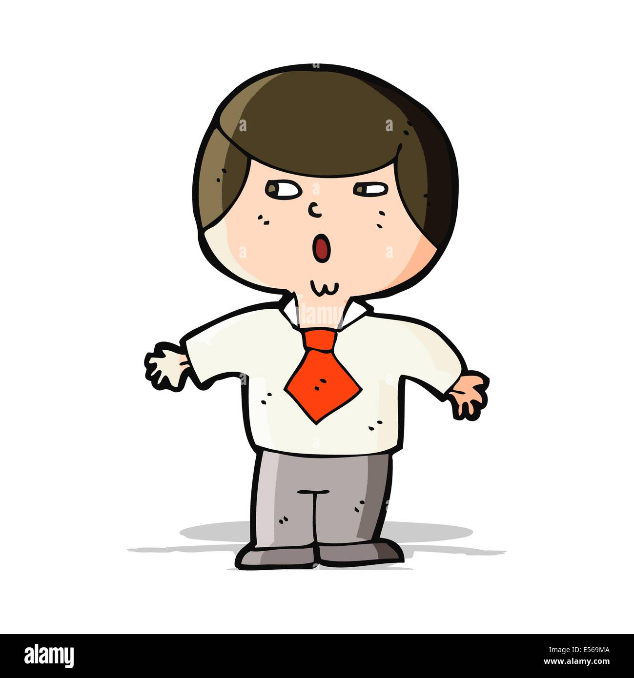 cartoon shocked boy Stock Vector Image & Art - Alamy