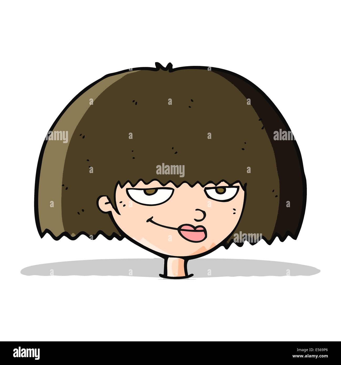 Cartoon mean female face High Resolution Stock Photography and Images ...