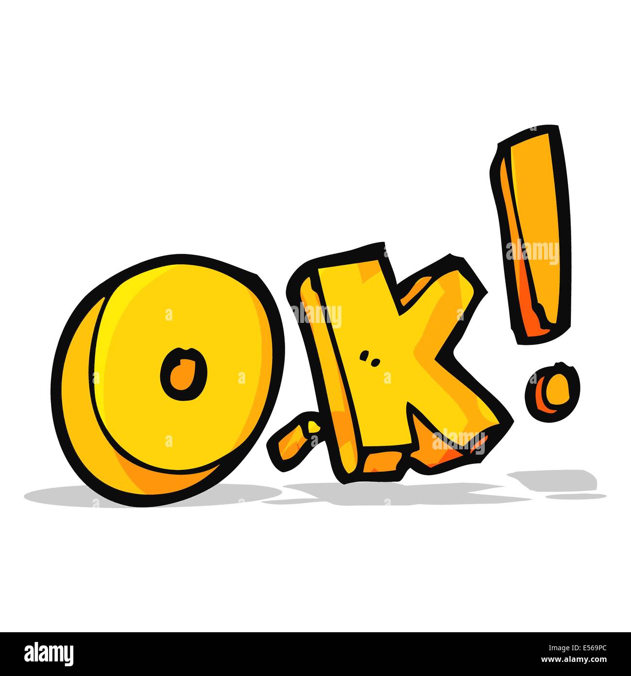 cartoon OK symbol Stock Vector Image & Art - Alamy