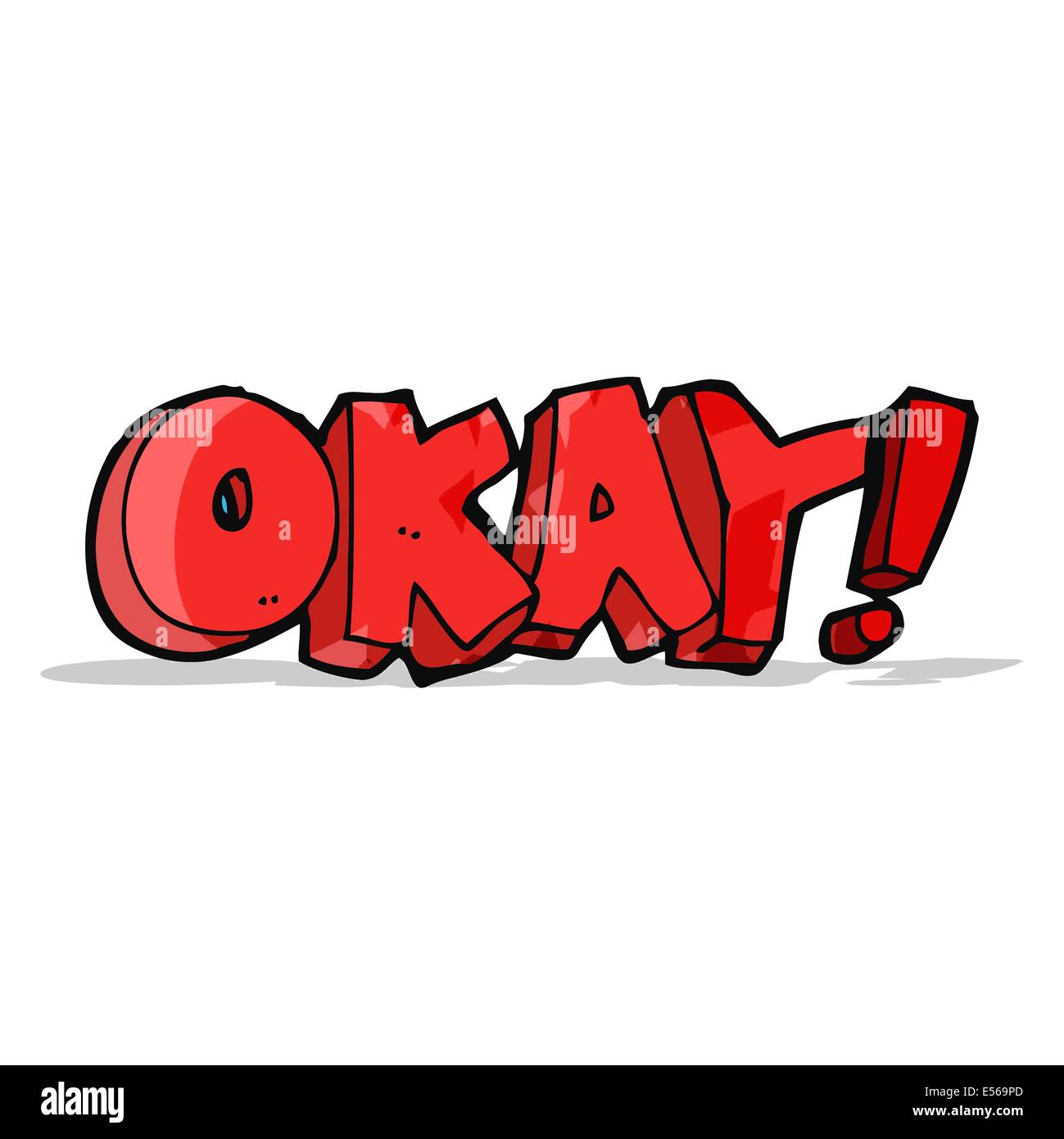 cartoon okay sign Stock Vector Image & Art - Alamy