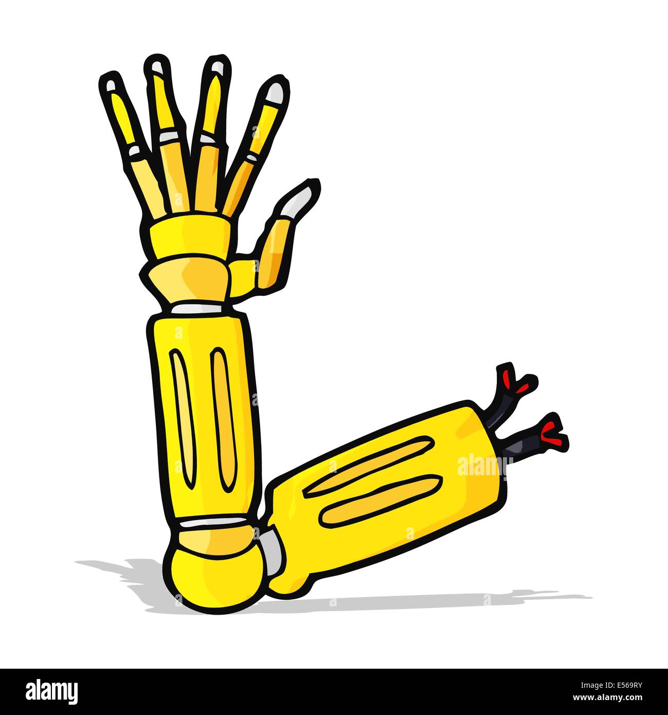 cartoon robot arm Stock Vector Image & Art - Alamy