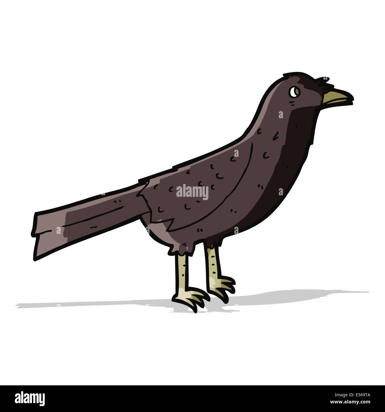 Crazy crow Stock Vector Images - Alamy