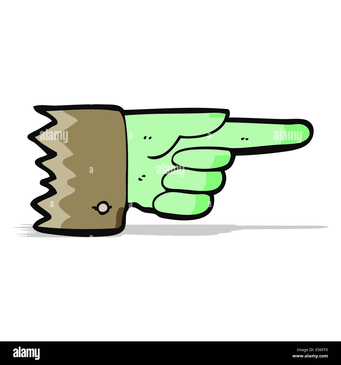 cartoon pointing halloween hand symbol Stock Vector Image & Art - Alamy