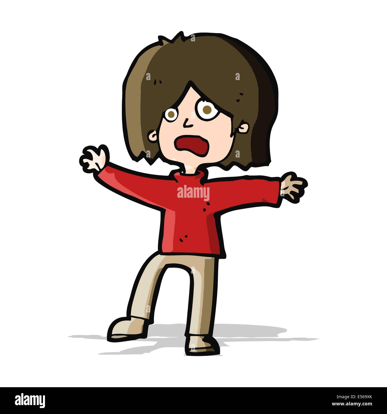 cartoon unhappy person Stock Vector Image & Art - Alamy