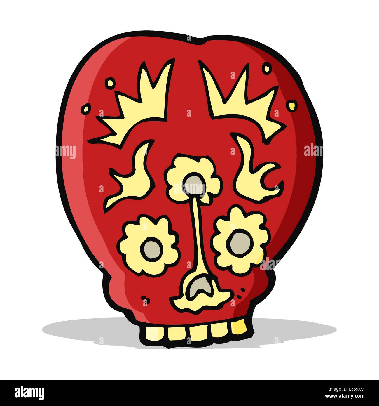 cartoon sugar skull Stock Vector Image & Art - Alamy