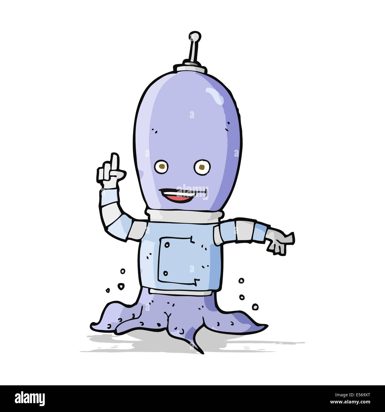 cartoon alien spaceman Stock Vector Image & Art - Alamy