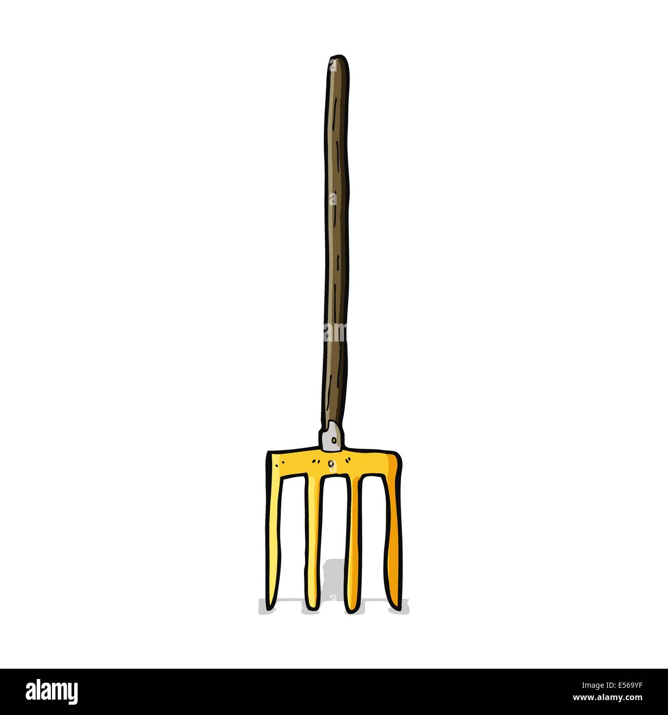 cartoon pitch fork Stock Vector Image & Art - Alamy