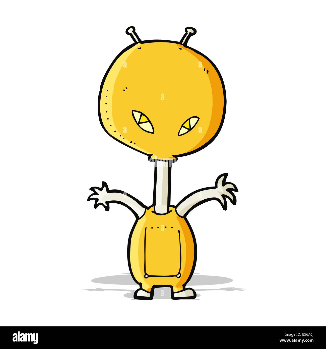 cartoon space alien Stock Vector Image & Art - Alamy