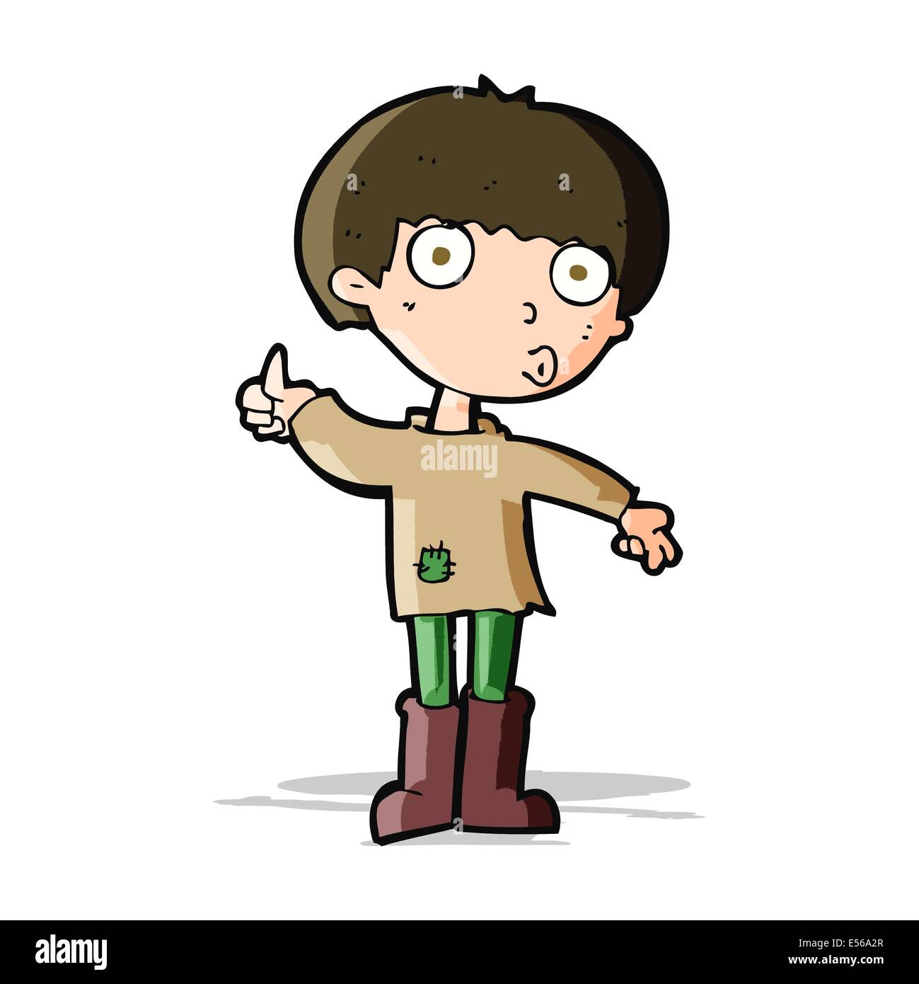 cartoon boy asking question Stock Vector Image & Art - Alamy