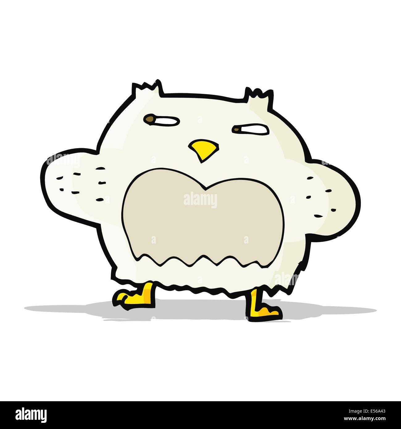 cartoon suspicious owl Stock Vector Image & Art - Alamy