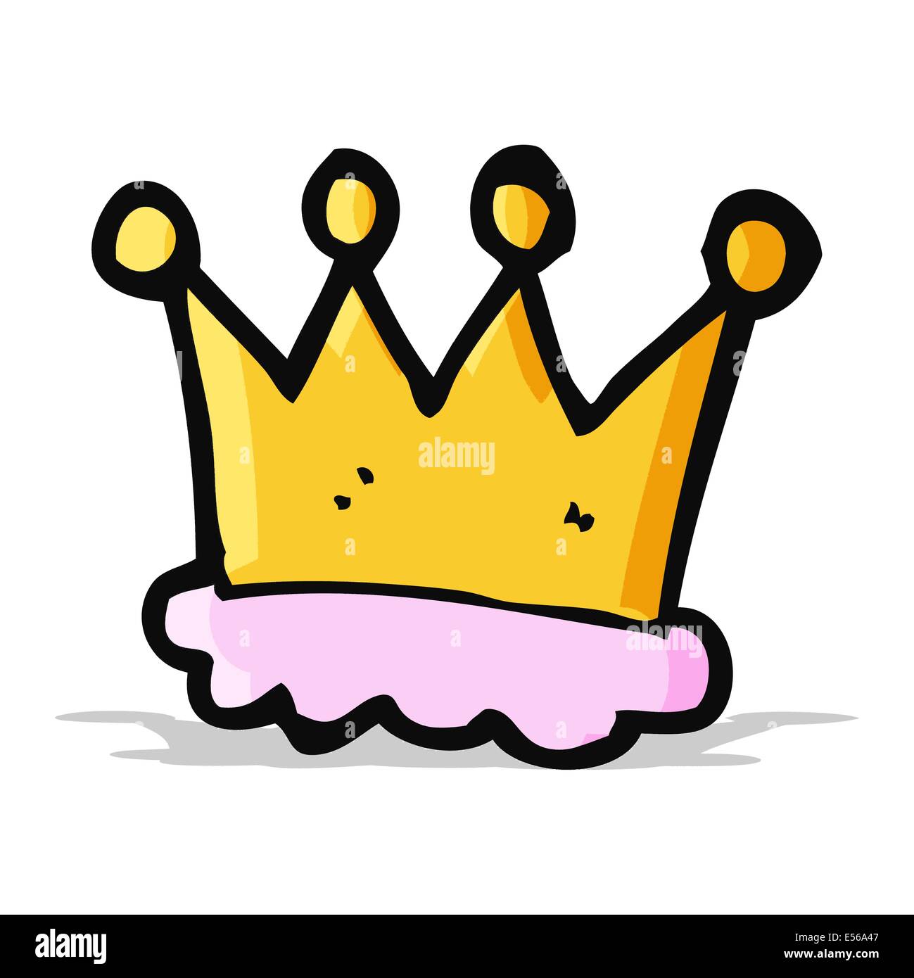 cartoon crown symbol Stock Vector Image & Art - Alamy