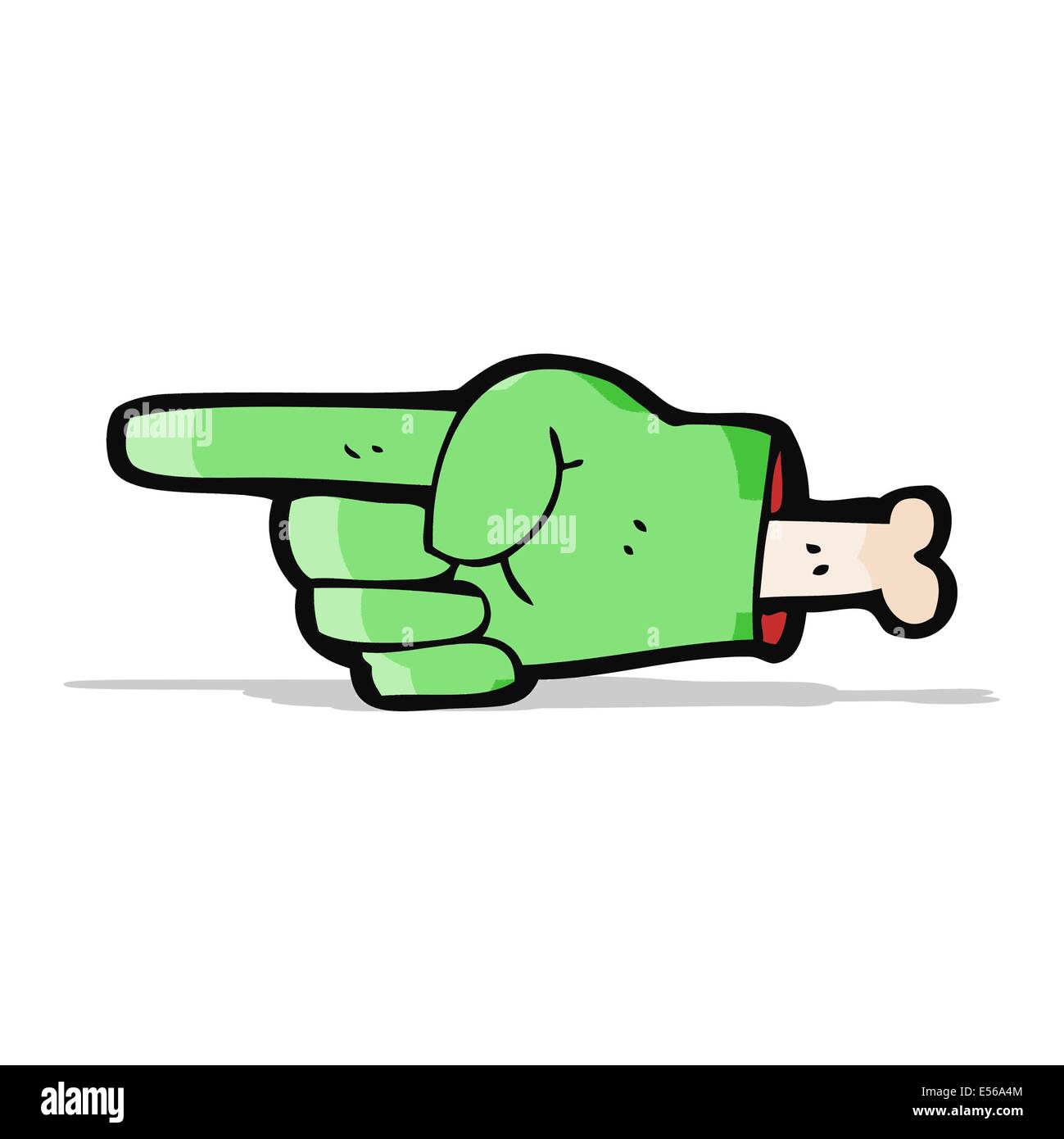 cartoon pointing zombie hand symbol Stock Vector Image & Art - Alamy