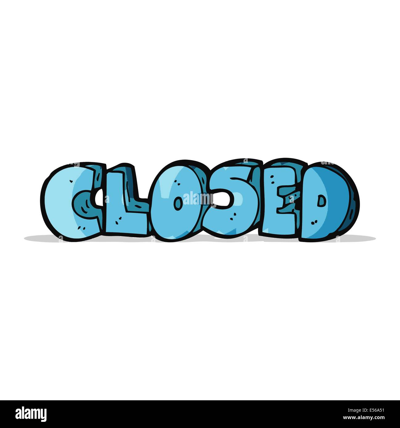 cartoon closed symbol Stock Vector Image & Art - Alamy