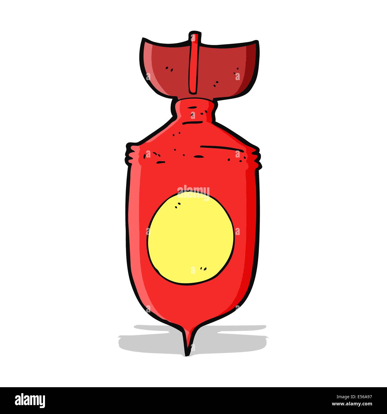 Cartoon falling bomb Cut Out Stock Images & Pictures - Alamy
