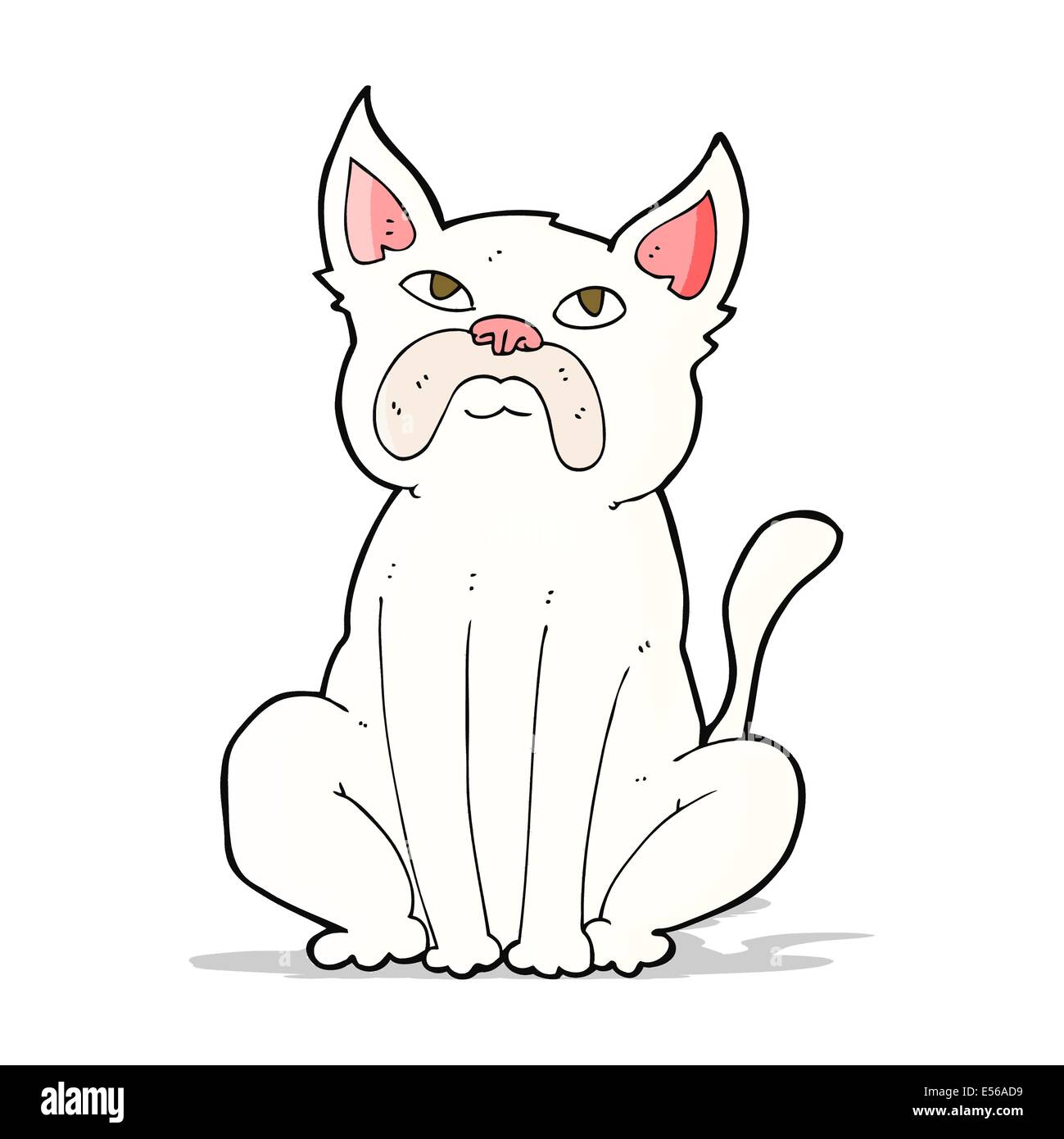 Grumpy dog Stock Vector Images - Alamy