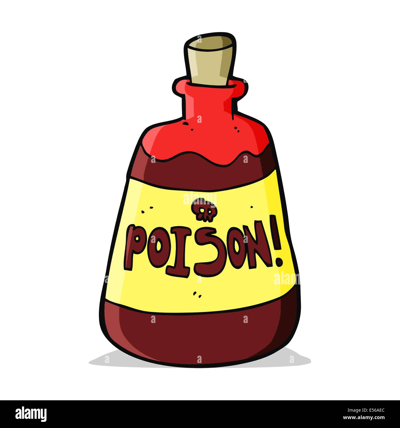 cartoon bottle of poison Stock Vector Image & Art - Alamy