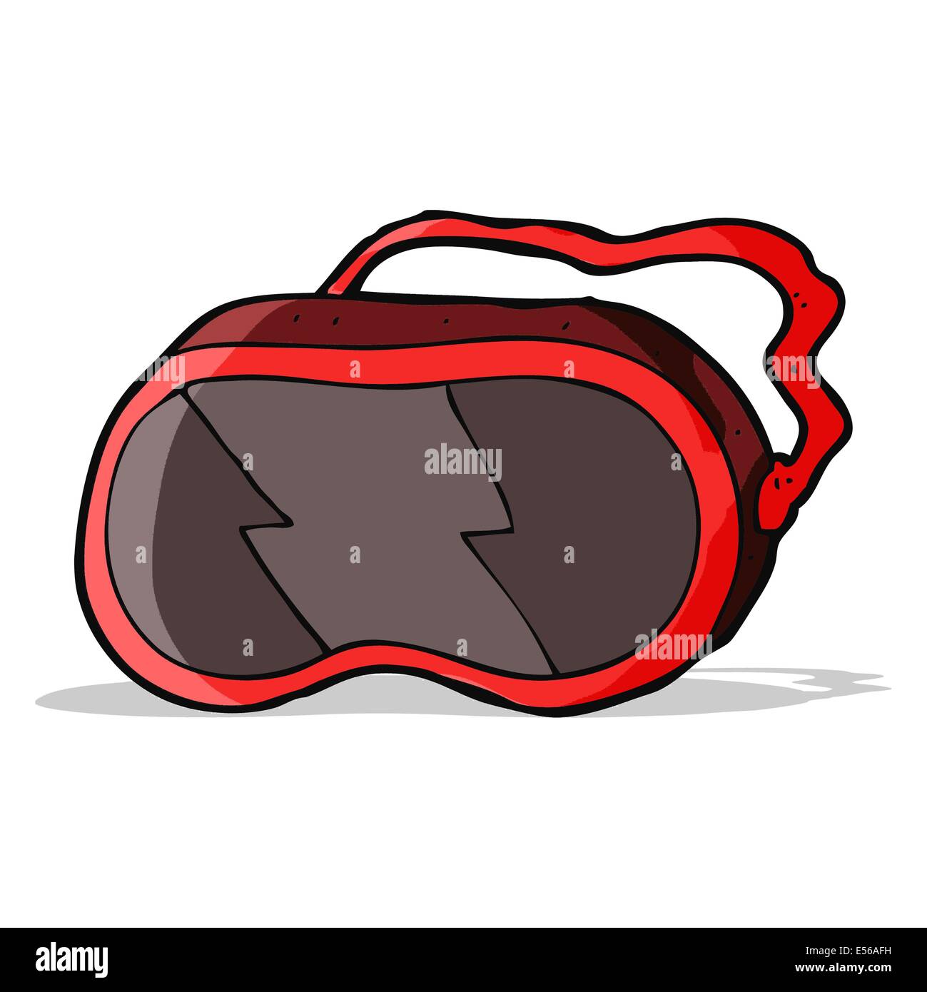 Cartoon ski goggles Cut Out Stock Images & Pictures - Alamy