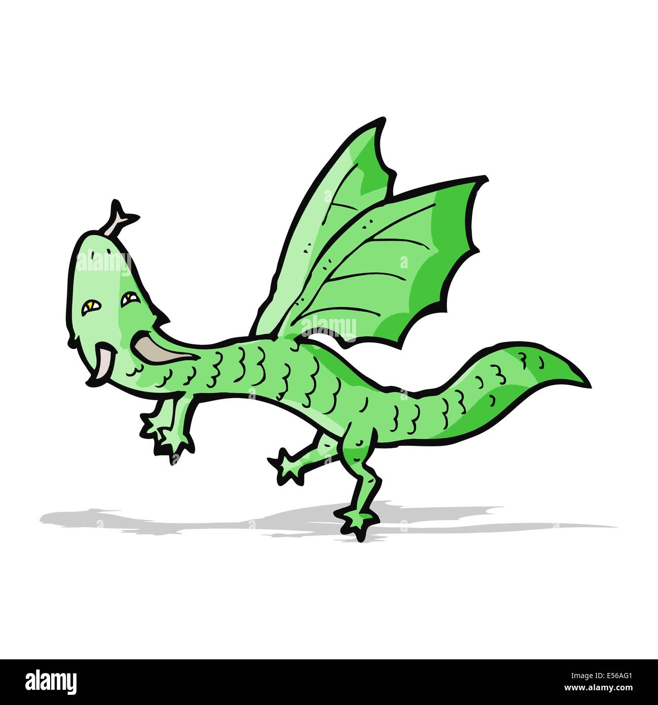 cartoon little dragon Stock Vector Image & Art - Alamy