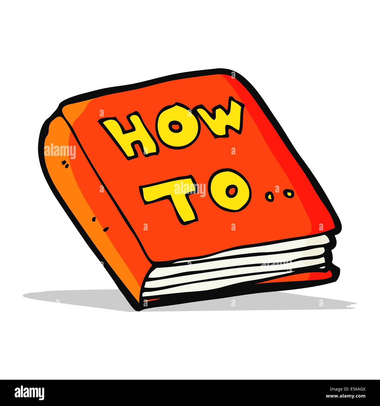 cartoon how to book Stock Vector Image & Art - Alamy