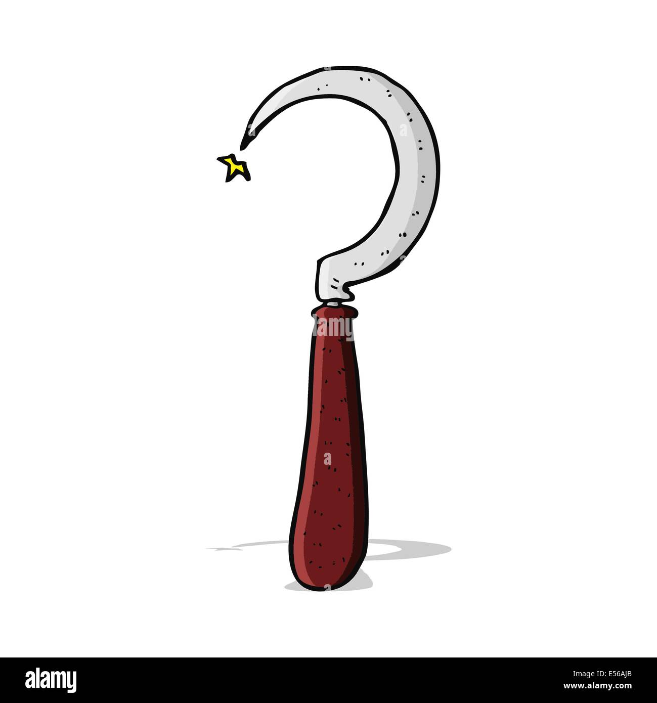 Curved sickle Stock Vector Images - Alamy