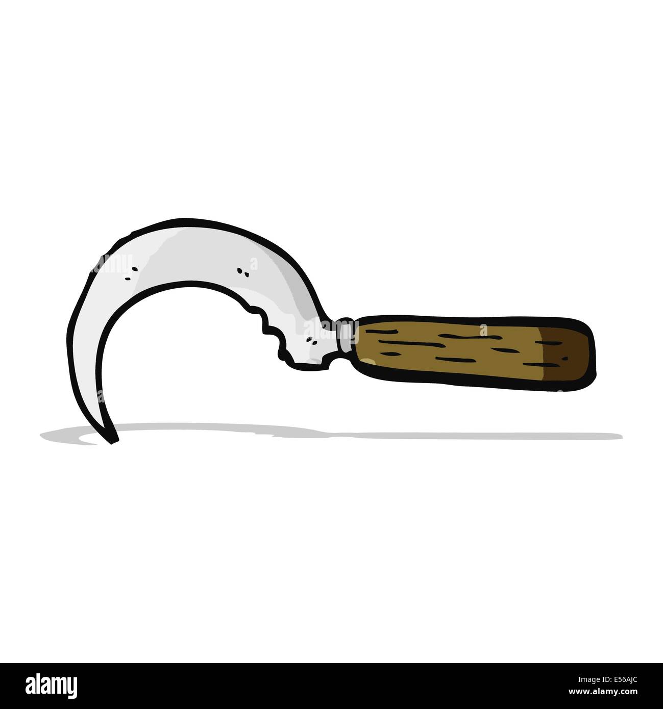 Curved sickle Stock Vector Images - Alamy