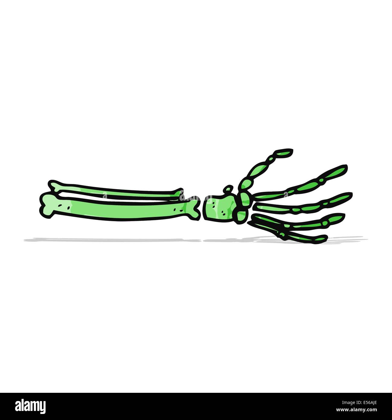 cartoon skeleton hand Stock Vector Image & Art - Alamy