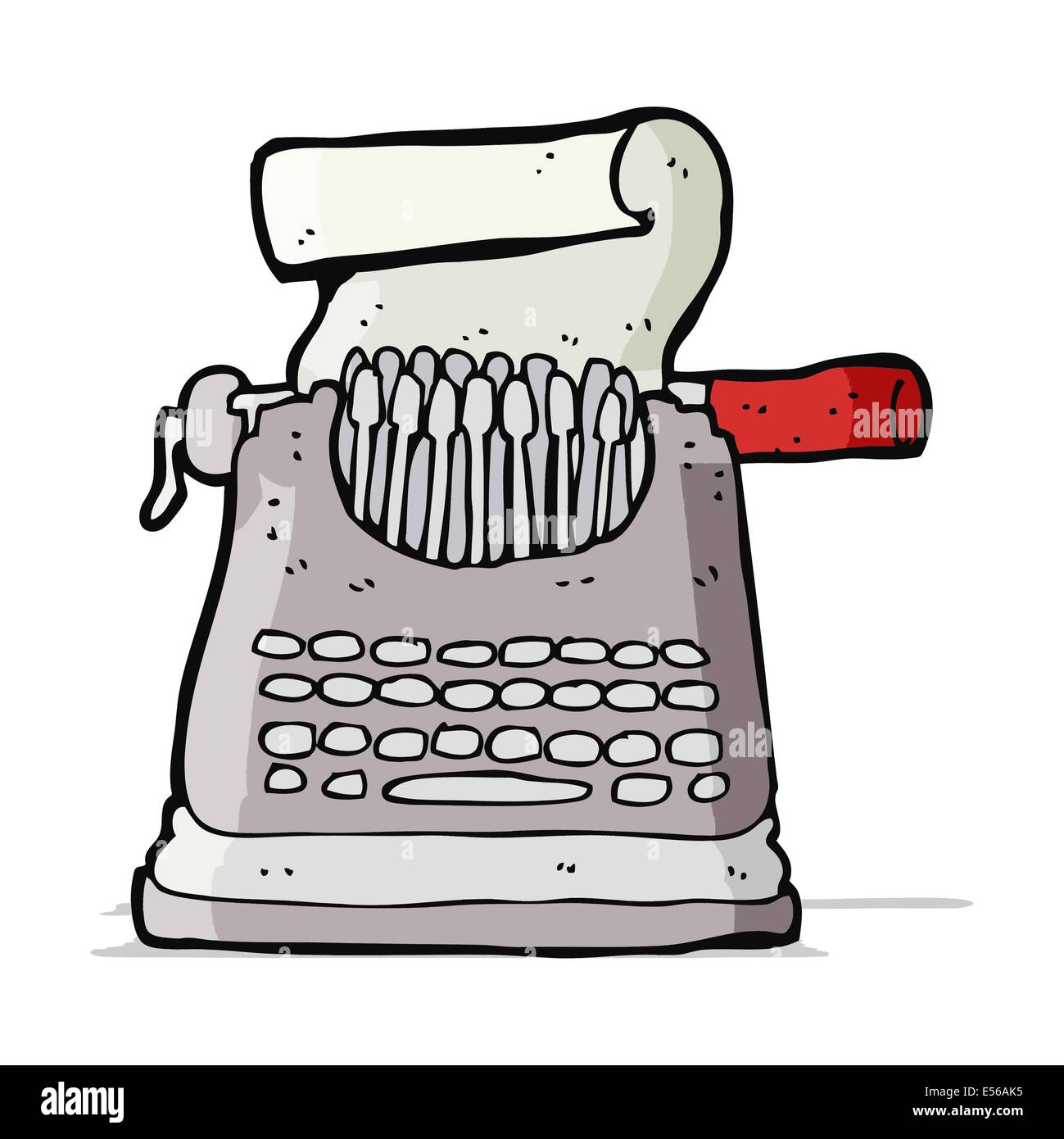 Cartoon typewriter Cut Out Stock Images & Pictures - Alamy
