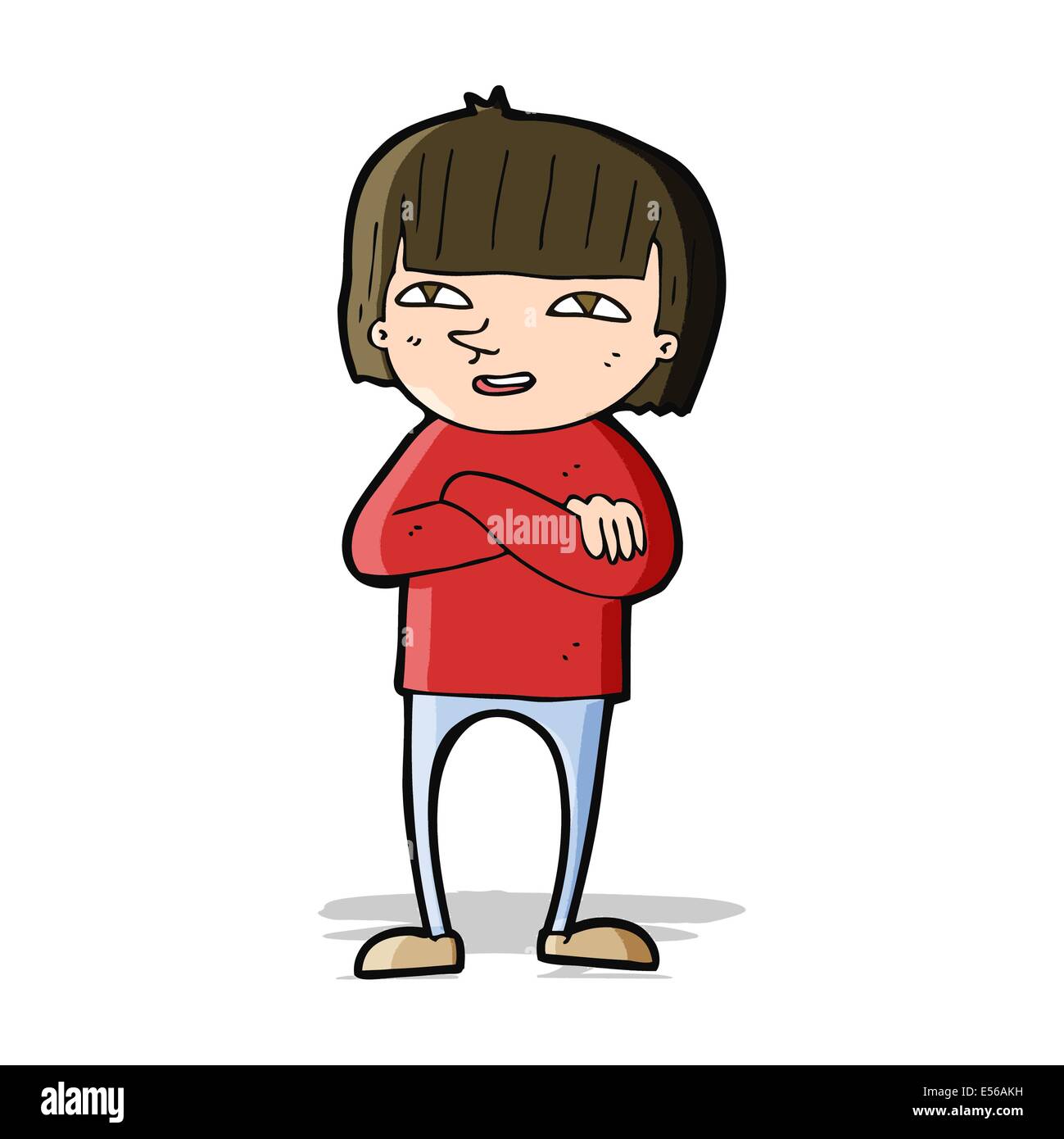 cartoon happy person Stock Vector Image & Art - Alamy