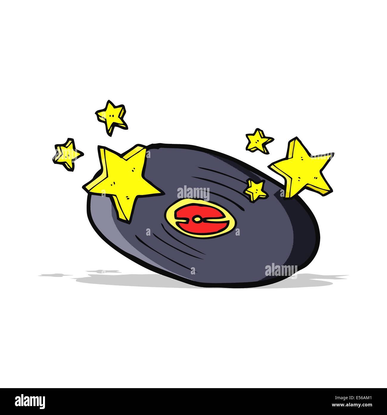 cartoon magic old vinyl record Stock Vector Image & Art - Alamy