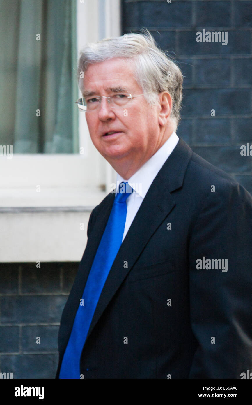 London, UK. 22nd July, 2014. Secretary for Defence Michael Fallon ...