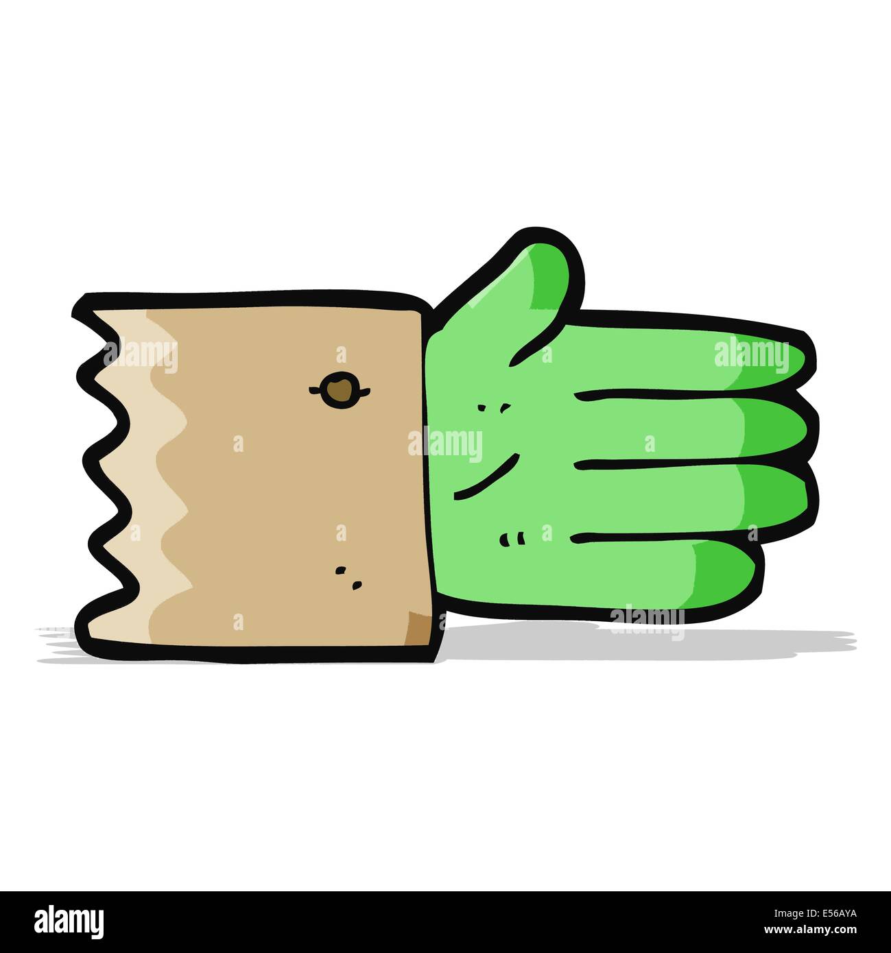 cartoon zombie hand symbol Stock Vector Image & Art - Alamy