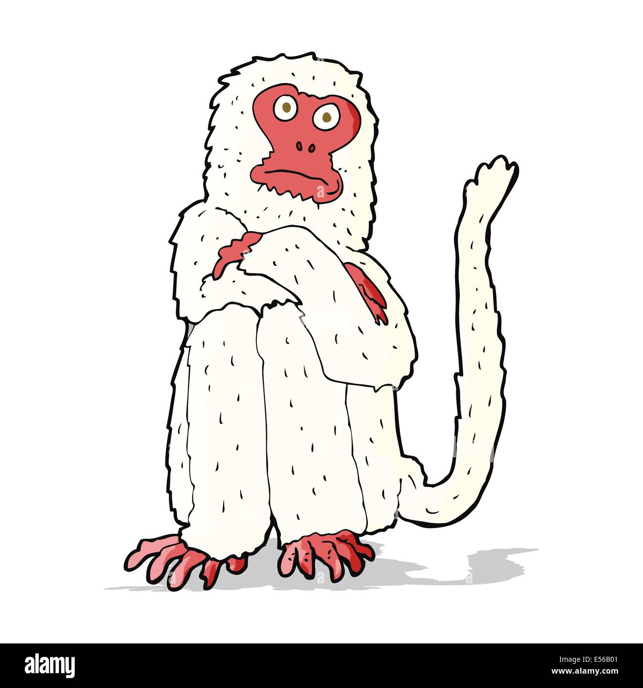 Sad monkey Stock Vector Images - Alamy