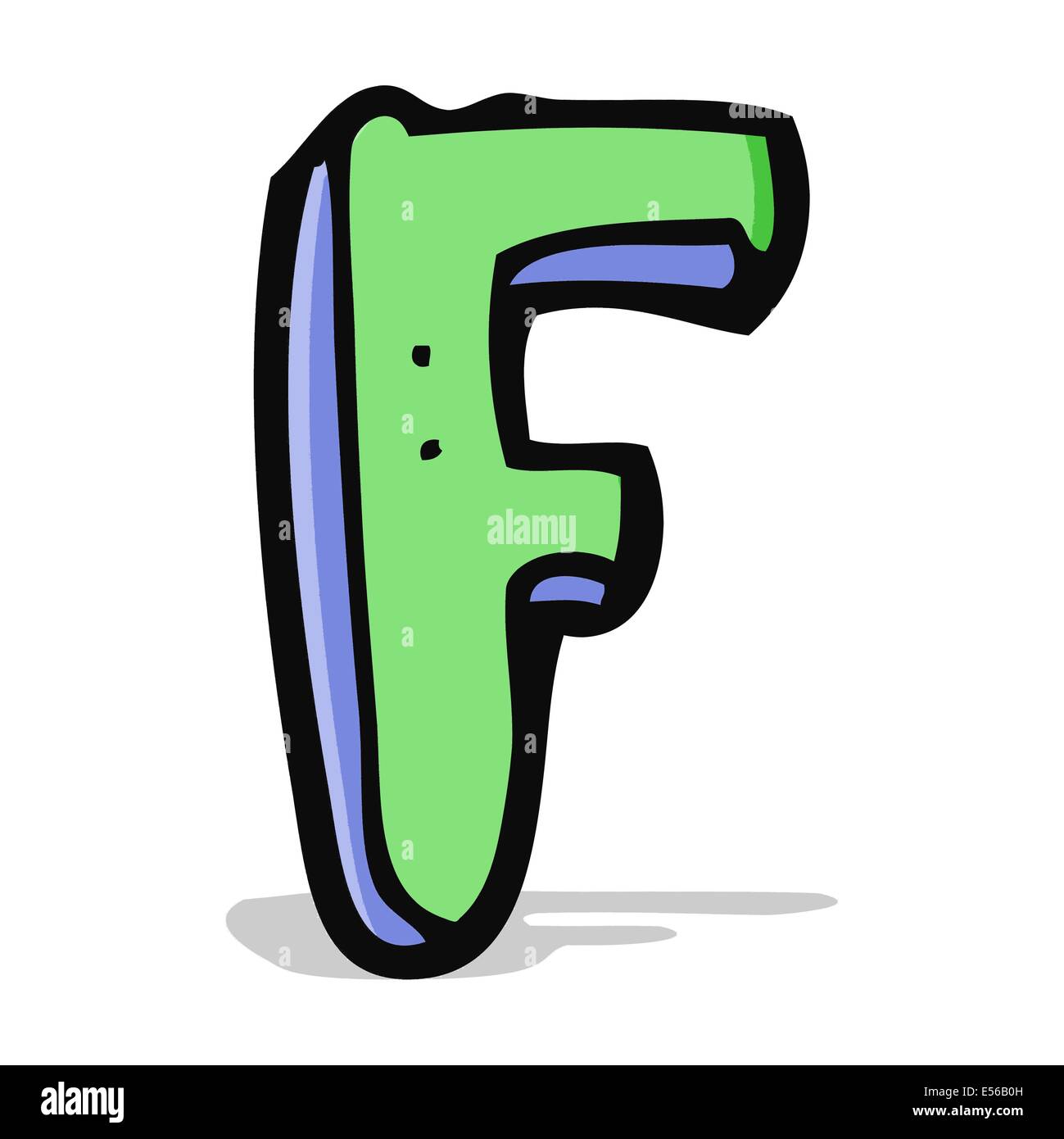 cartoon letter F Stock Vector Image & Art - Alamy