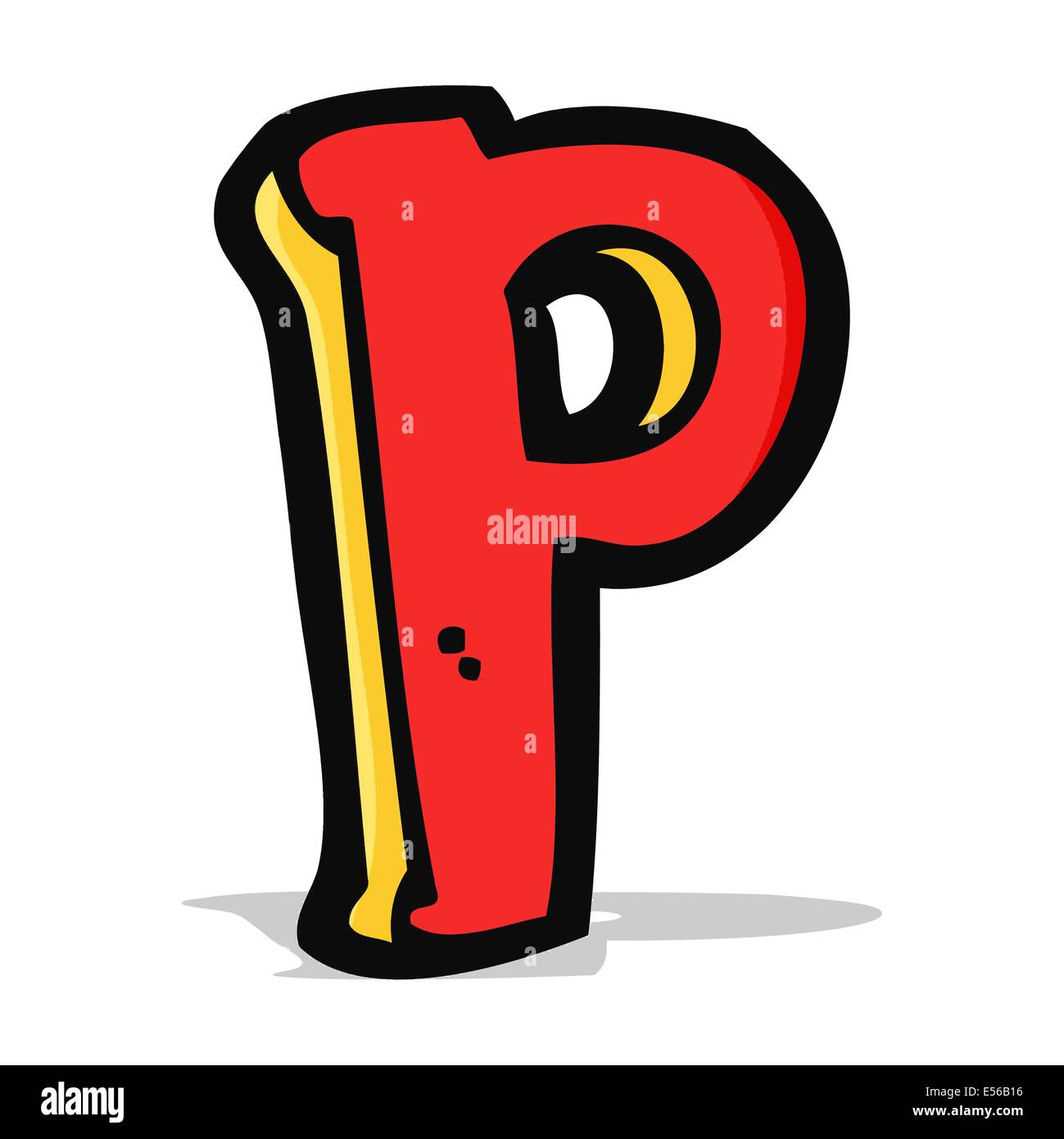 cartoon letter P Stock Vector Image & Art - Alamy