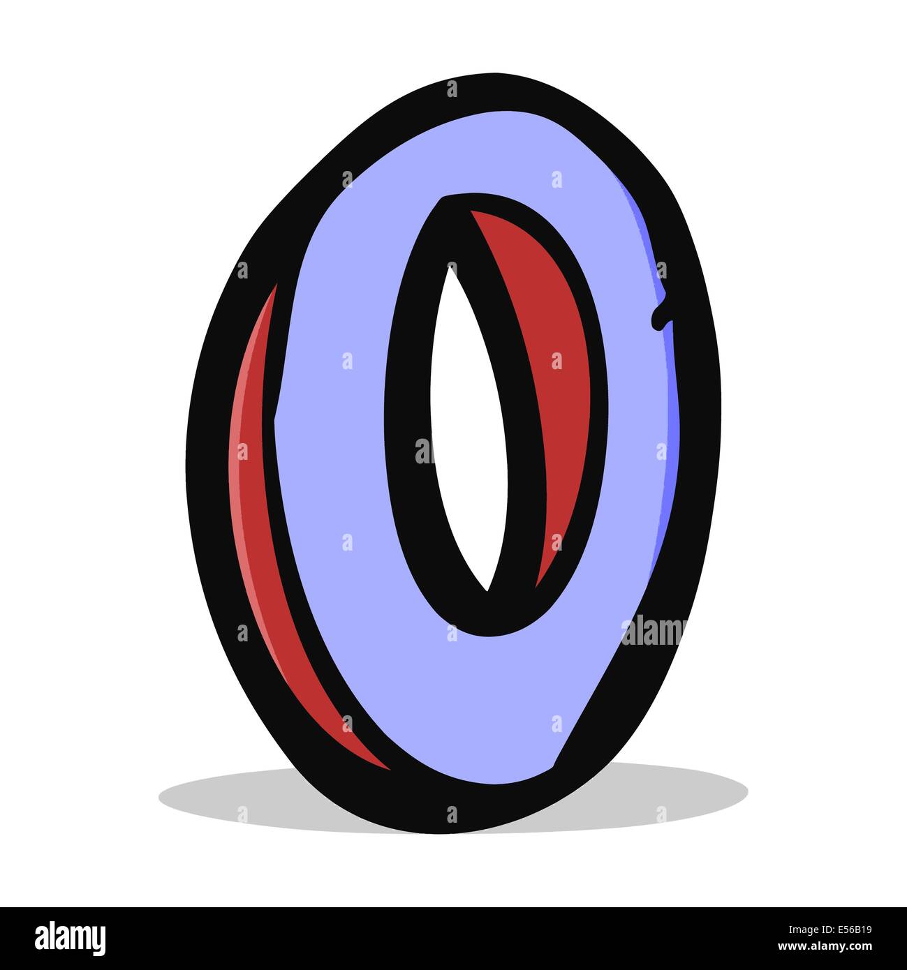 cartoon letter O Stock Vector Image & Art - Alamy