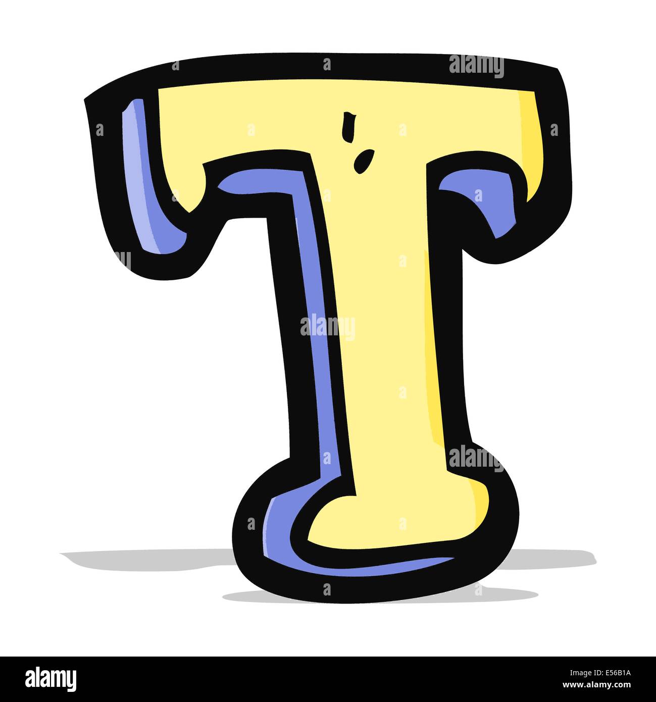 cartoon letter T Stock Vector Image & Art - Alamy
