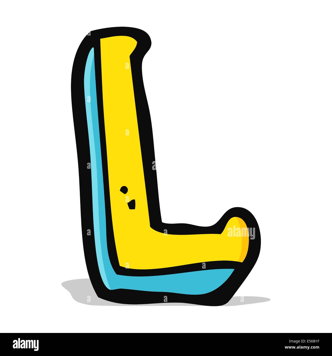 cartoon letter L Stock Vector Image & Art - Alamy