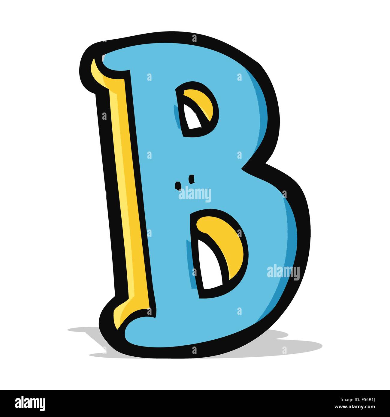 cartoon letter B Stock Vector Image & Art - Alamy