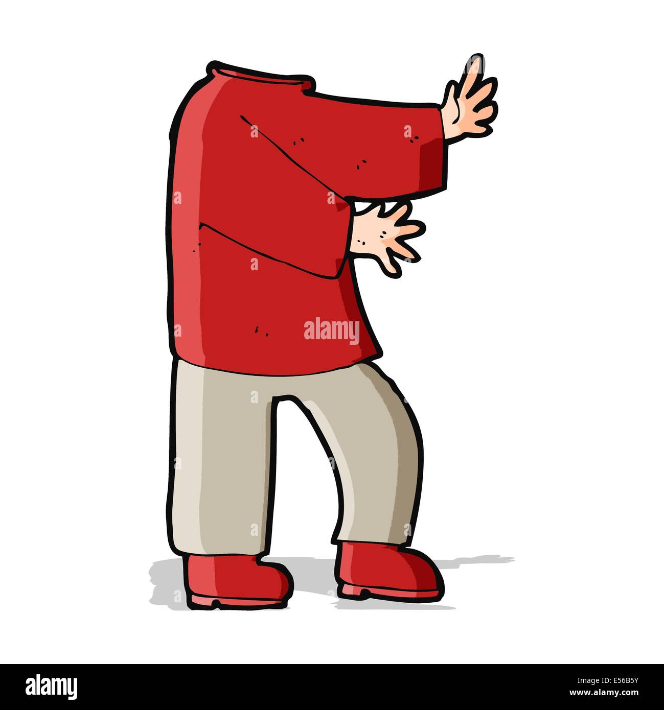 cartoon male body (mix and match cartoons or add own photos Stock ...