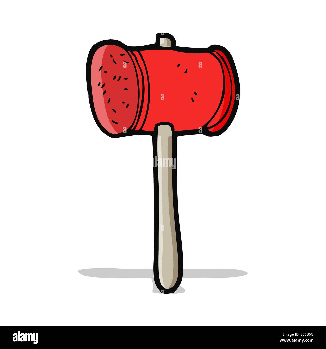 cartoon wooden hammer Stock Vector Image & Art - Alamy