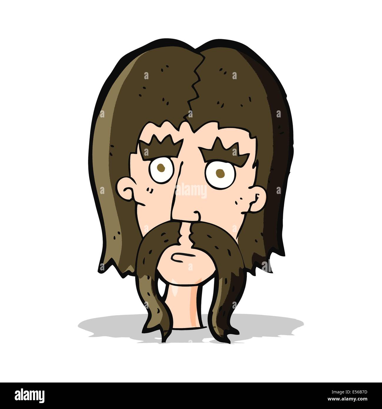 cartoon man with long mustache Stock Vector Image & Art - Alamy