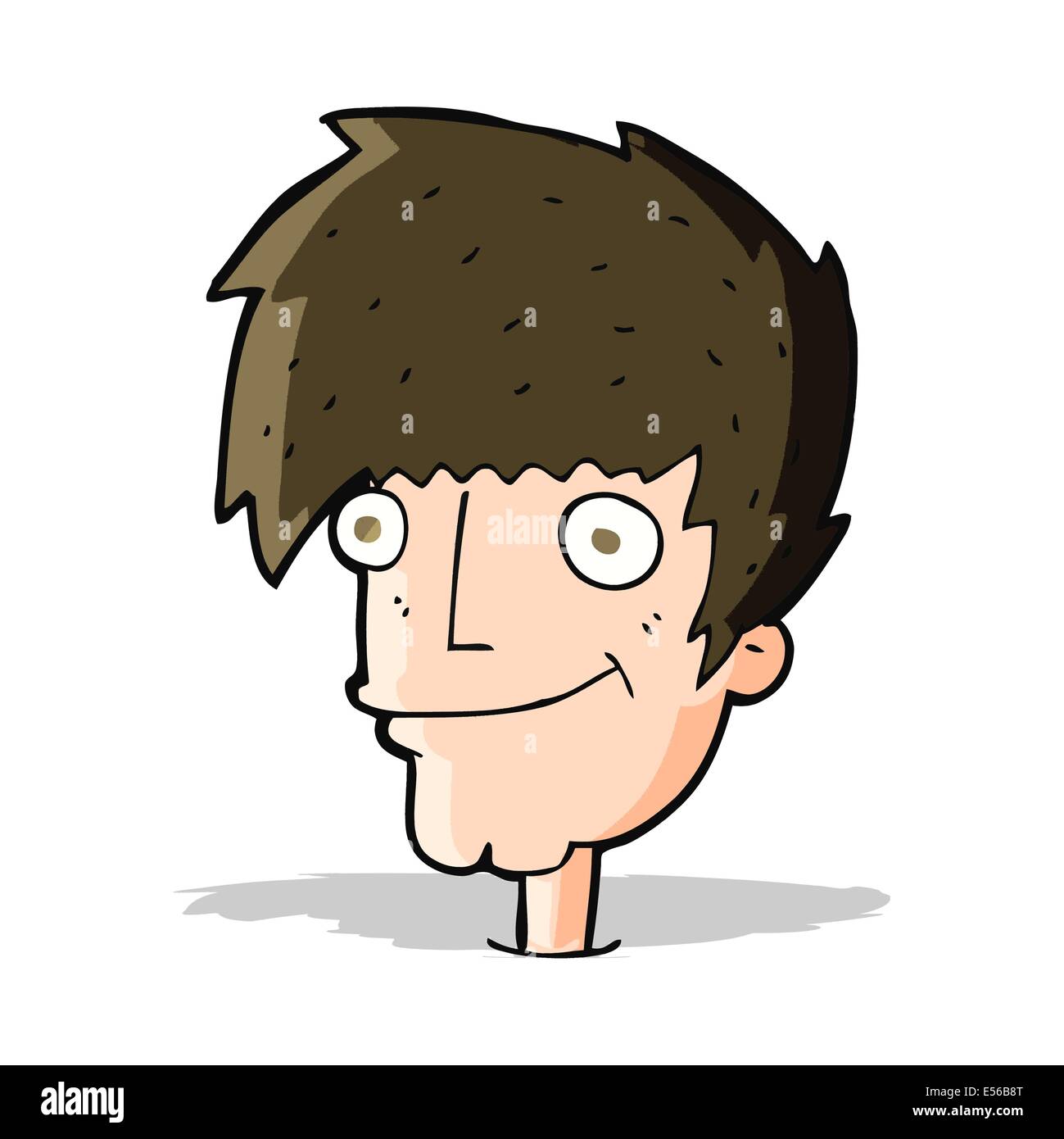 cartoon smiling man Stock Vector Image & Art - Alamy