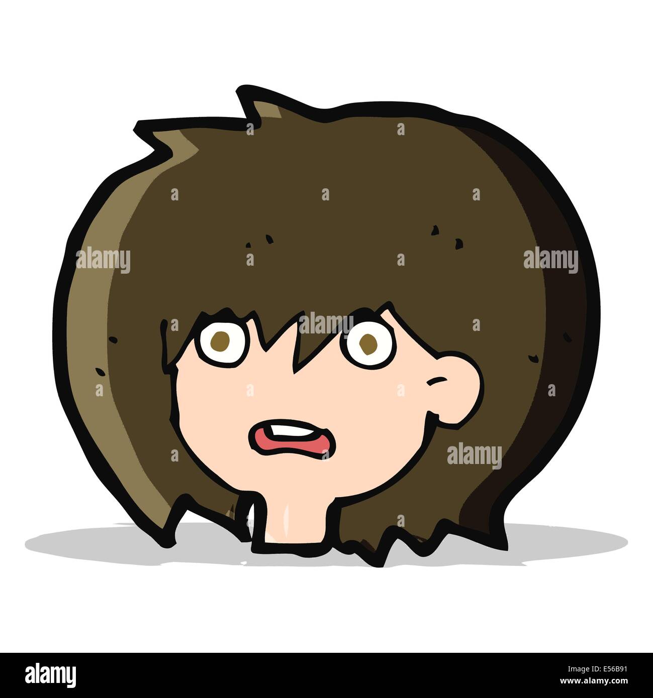 cartoon shocked expression Stock Vector Image & Art - Alamy