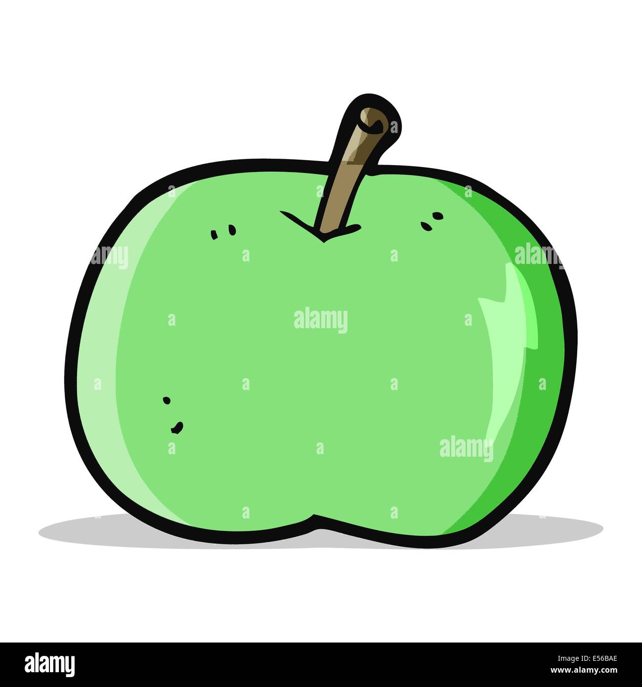Cartoon shiny apple Cut Out Stock Images & Pictures - Alamy