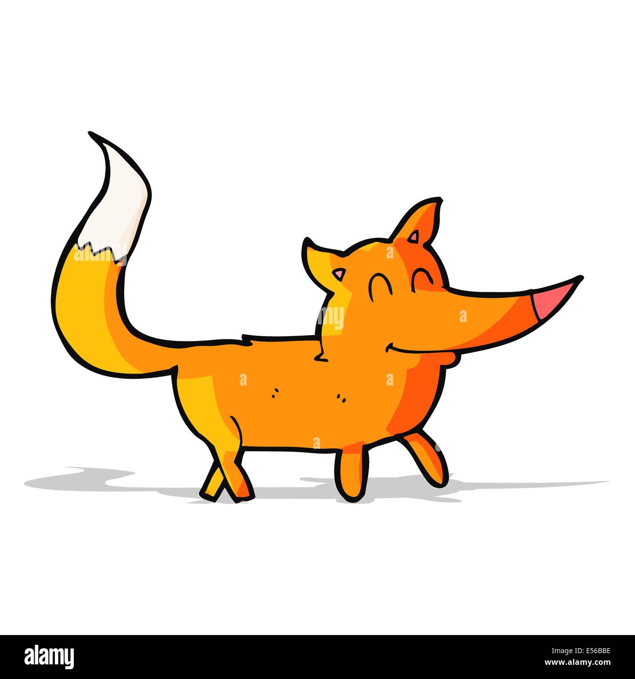 cartoon little fox Stock Vector Image & Art - Alamy