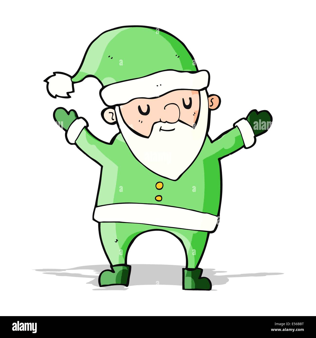 cartoon dancing santa Stock Vector Image & Art - Alamy
