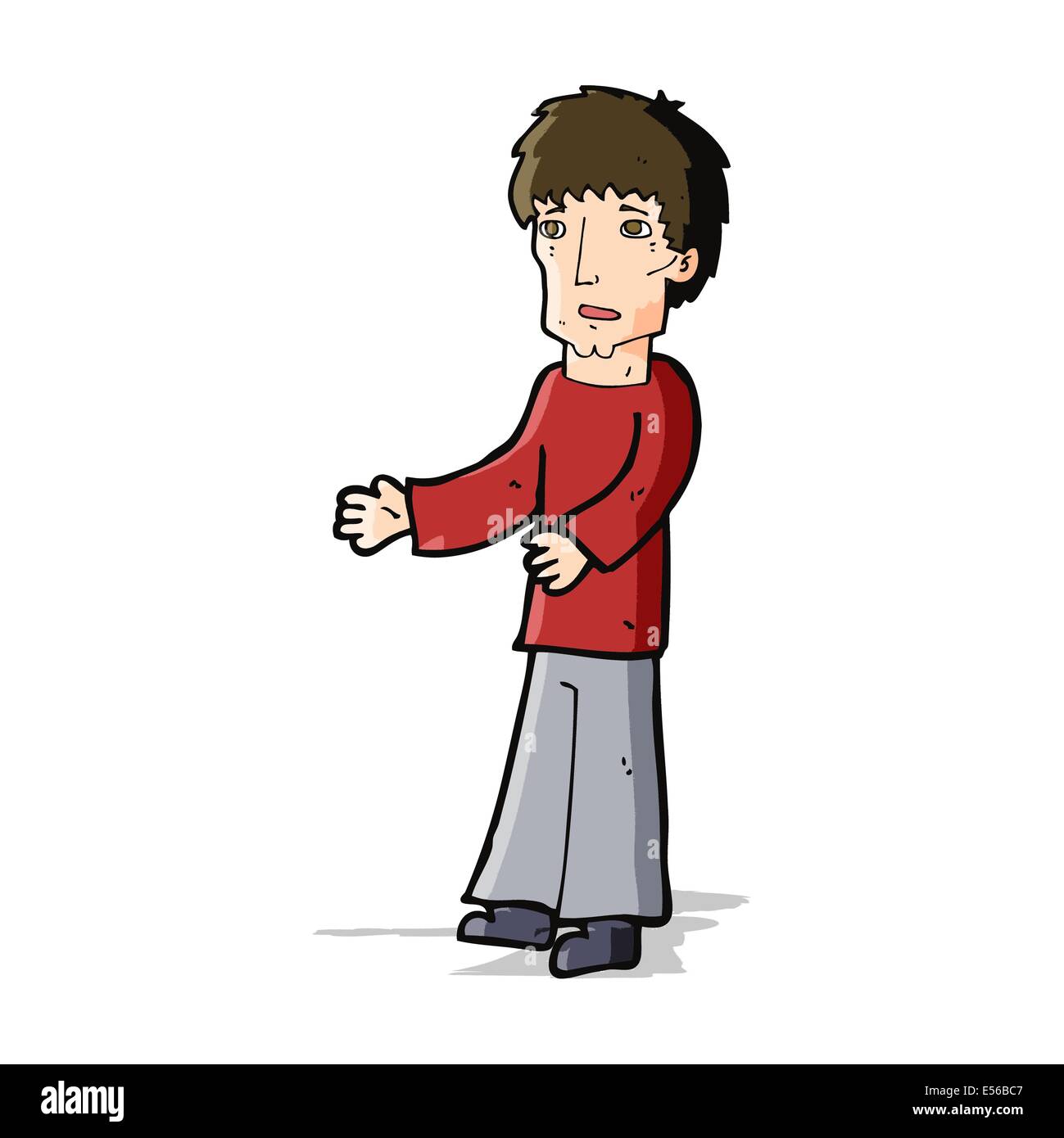 cartoon man explaining Stock Vector Image & Art - Alamy